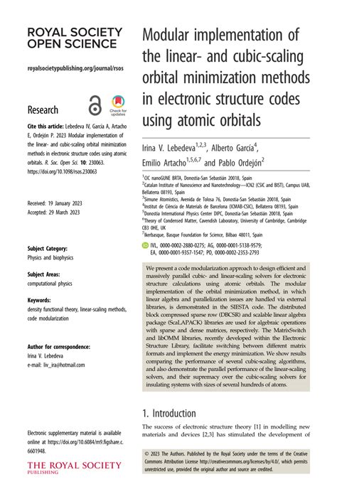 pdf modular implementation of the linear and cubic scaling orbital minimization methods in