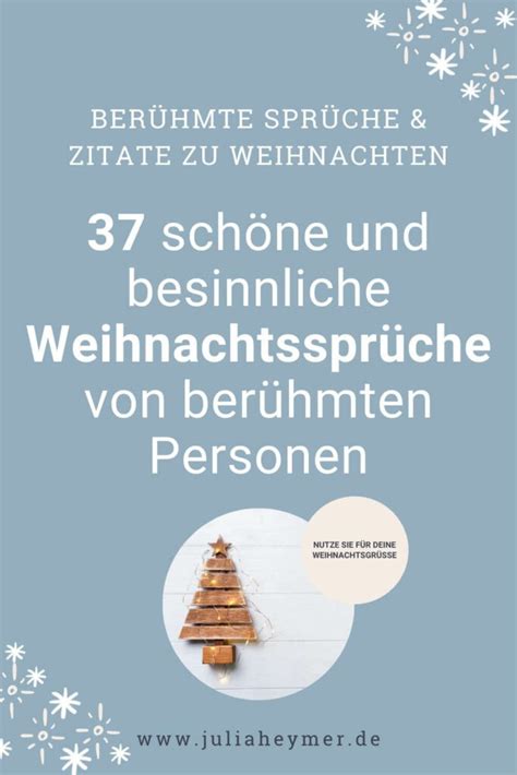 37 schöne berühmte Weihnachtssprüche zum Nachdenken