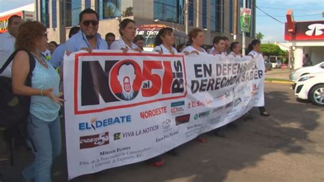 No Es Buen Precedente Para Sinaloa La Ley Mordaza Lo Relevante