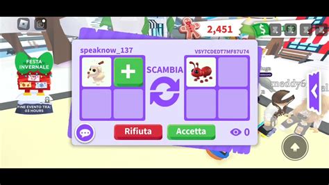 Facciamo Le Trade Su Adopt Me YouTube