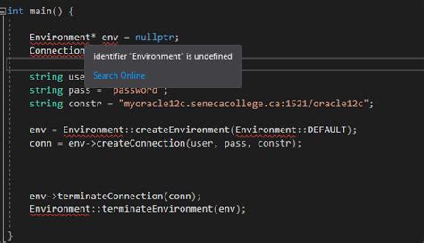 Trying To Connect Oracle DB To C Stack Overflow