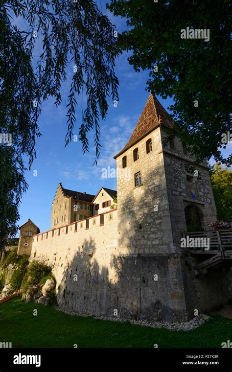 Laufen Uhwiesen castle Schloss Laufen Zürich Switzerland Stock Photo
