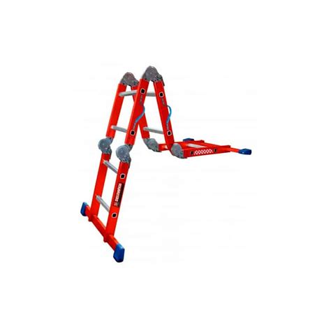 Escalera Articulada de Aluminio 12 Peldaños Tipo III 3 79 metros Carga