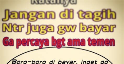 Kata Lucu Sindiran Hutang