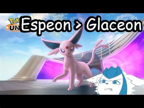 Pokémon Unite ESPEON better than GLACEON BEST ESPEON Gameplay YouTube