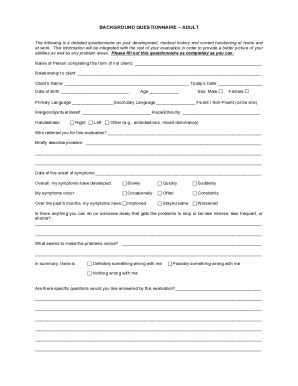 Fillable Online How To Write A Biopsychosocial Assessment Fax Email