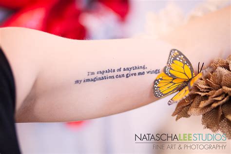 Your Imagination Gives You Wings Artistic Dancer Tattoo Photography
