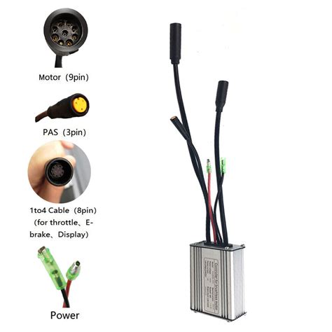 48V 36V 15A KT Controller For 250W 350W Brushless Motor Electric