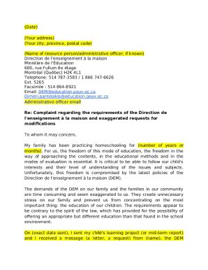 Here Is A Sample Letter Doc Template PdfFiller