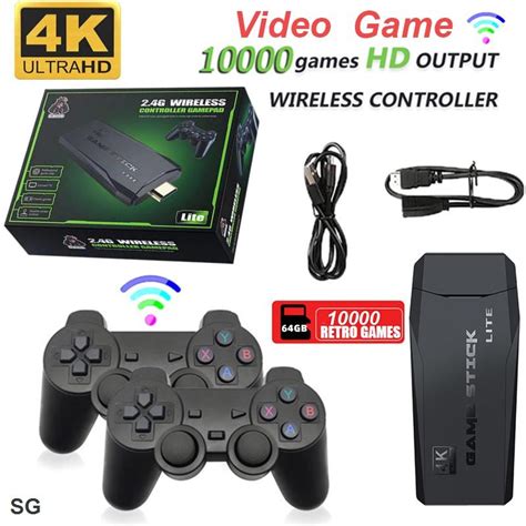 Video Game Console M Classic Retro Stick Wireless K Hd