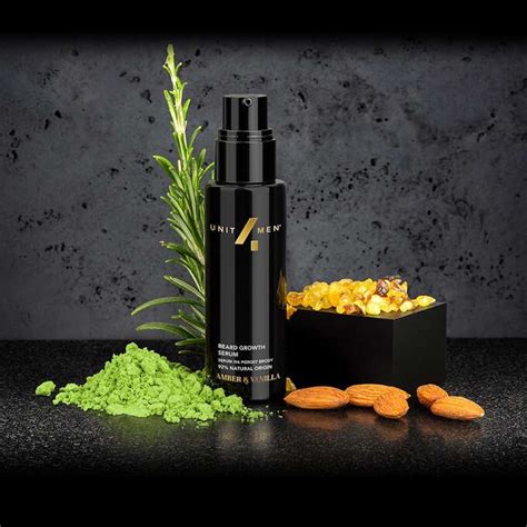 UNIT4MEN Serum Na Porost Brody Amber Vanilla 30ml Menland Pl