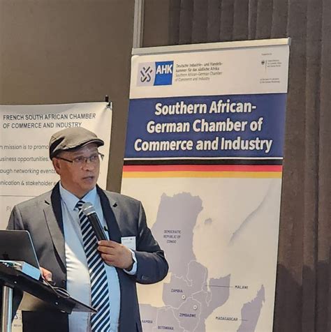 Minister Addresses French And German Business Chambers Western Cape