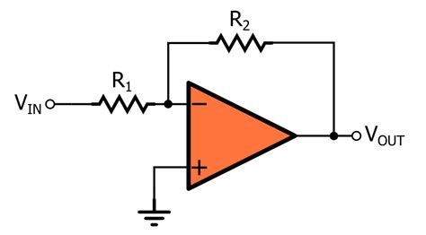 Circuit Diagram Of Inverting Amplifier
