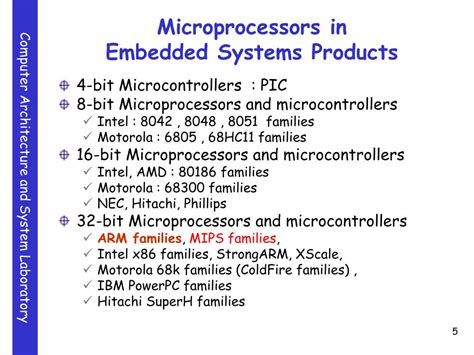 ppt design and implementation of embedded microprocessors powerpoint presentation id 441579