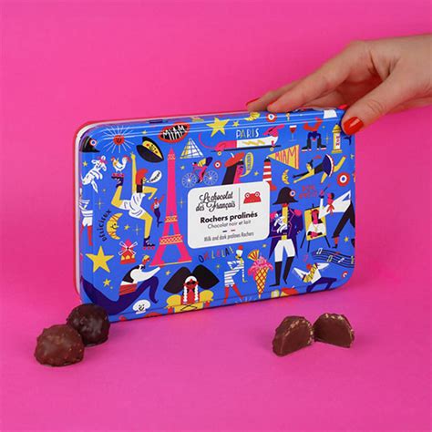 15 rochers pralinés chocolat au lait noir Le Chocolat des Français