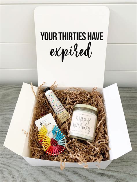 40th Birthday Gift Box Gift For Friend Custom Gift Box Funny Gift