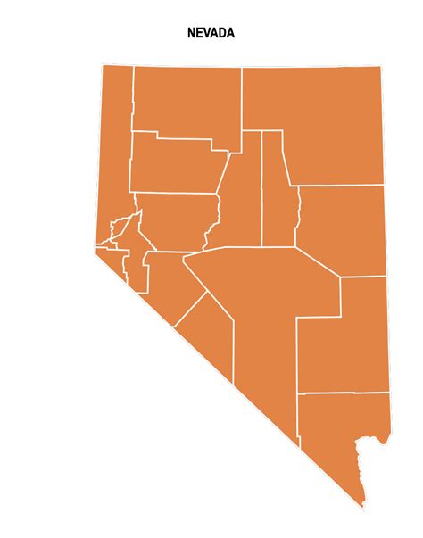 Nevada County Map Editable Printable State County Maps