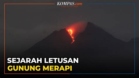 Sejarah Letusan Gunung Merapi YouTube