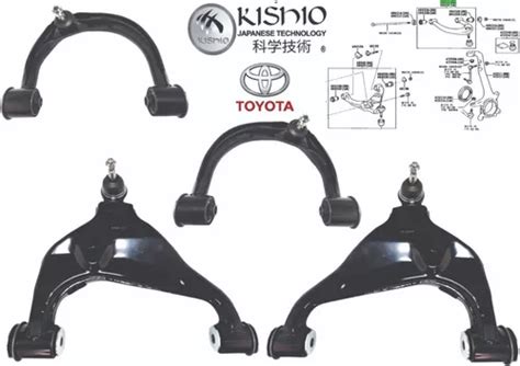 Kit Horquillas Inferiores Y Superior Toyota Fj Cruiser Meses