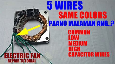 Wires Na Electric Fan Stator Paano Malaman Ang Common Low Medium At