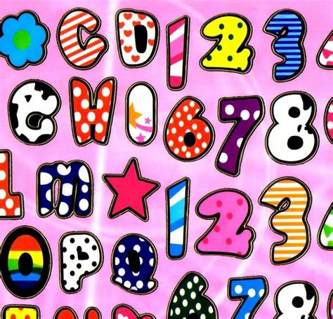 Gommettes Chiffres et Lettres Colorés Gommettes Enfants Gommettes
