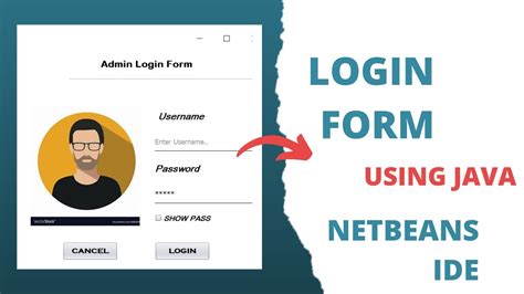 Java How To Create Login Form Gui In Java Using Netbeans Ide Java