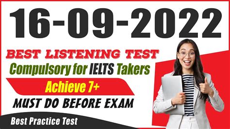 IELTS Listening Practice Test 2022 With Answers 16 09 2022 YouTube