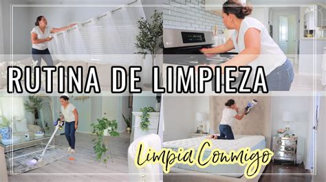 RUTINA DE LIMPIEZA LIMPIA CONMIGO YouTube