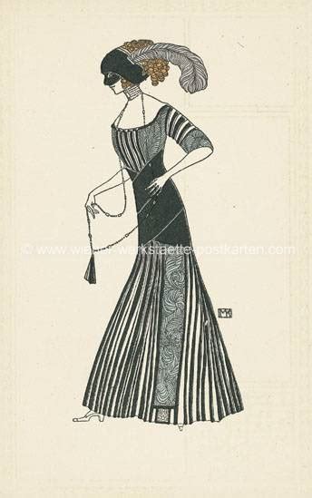 Litho WW 270 Mela Koehler Wiener Werkstätte Postkarten