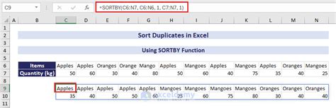 How To Sort Duplicates In Excel 3 Methods Exceldemy