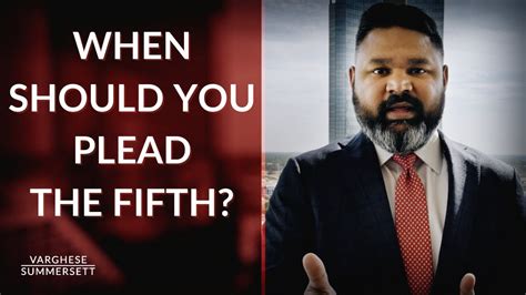 Right To Remain Silent When Should You Plead The Fifth YouTube