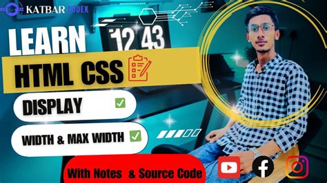 Website Development Tutorial Learn Css Display Width Max Width