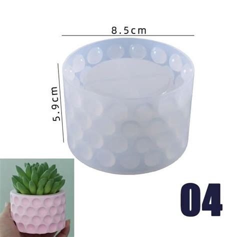 Moule à modeler masse Moule en Silicone pour plantes charnues pot de