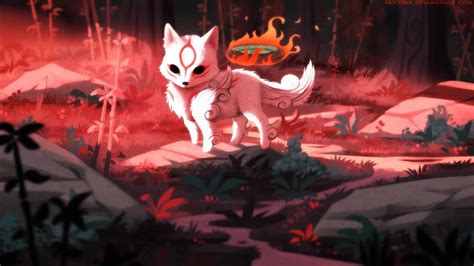 Amaterasu Okami Iphone 2g Ipad Mini 3 Kitsune Computer Wallpaper