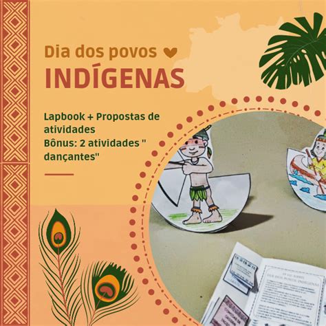 Lapbook Atividades Dia dos Povos Indígenas Gislaine Dias Faria