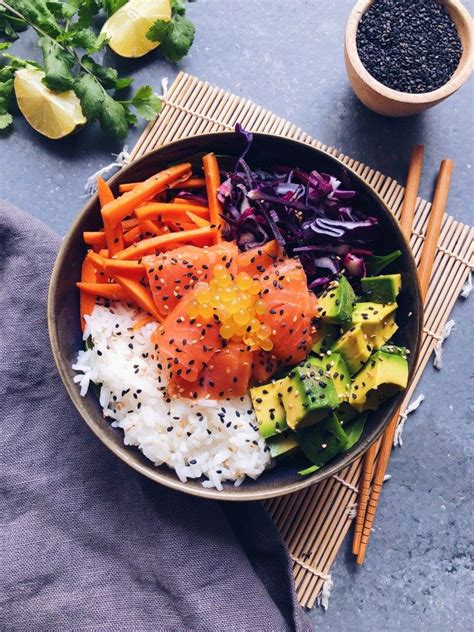 Poké bowl Clemfoodie Recette Pokebowl recette Recette bowl