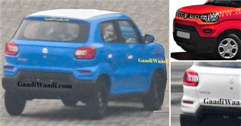Maruti Suzuki S Presso Rear Design And Variant Details Leaked