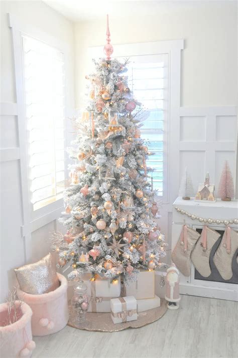 Rvore De Natal Rose Gold Modelos Apaixonantes