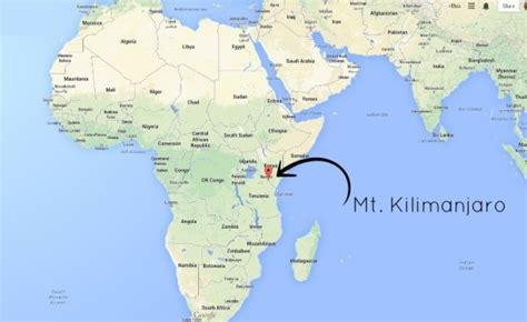 Kilimanjaro Location