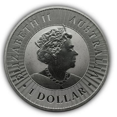 Australijski Kangur Srebrna Moneta 1 Oz Ruten Hologram Smocza Mennica
