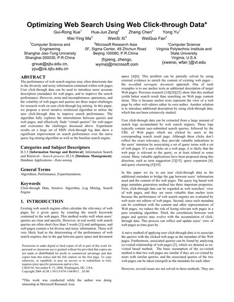 pdf optimizing web search using web click through data