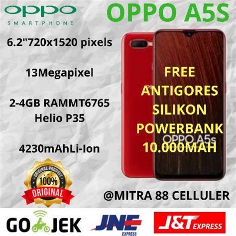 Jual OPPO A5S 3 32 GB Garansi Resmi 1Tahun Shopee Indonesia