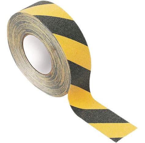 Cinta Antiderrapante Amarillo Negro 2 x 18 3mts Señor Seguridad