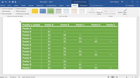 Cómo Crear Tablas En Word Youtube