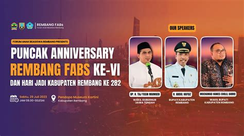 REMBANG FABS KE VI DAN HARI JADI KABUPATEN REMBANG KE 282 YouTube
