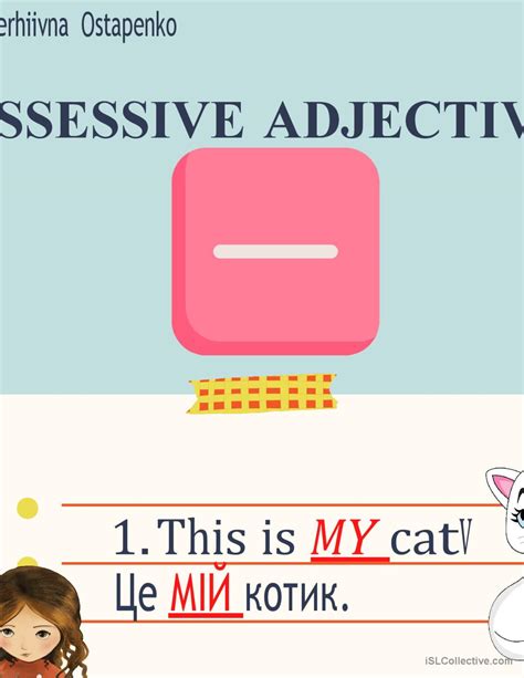 Possessive Adjectives English Esl Worksheets Pdf Doc