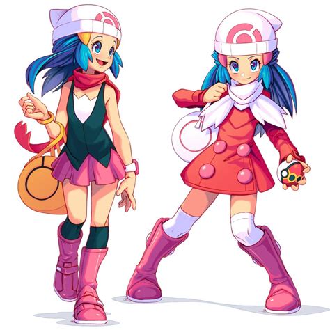 Dawn Pokemon And 3 More Drawn By Arnaud Tegny Danbooru