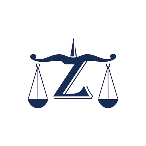 Logotipo De La Firma De Abogados Vector Premium