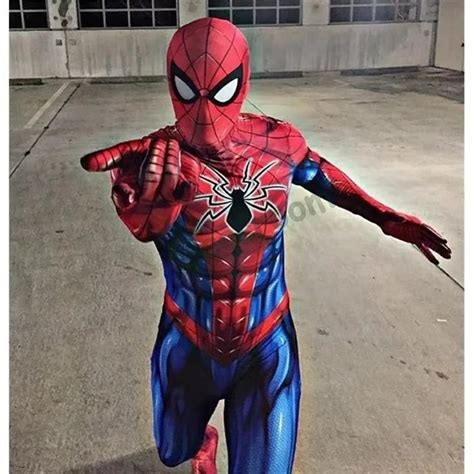 Jual Preorder The Amazing Spiderman Costume Superhero Zentai Suit