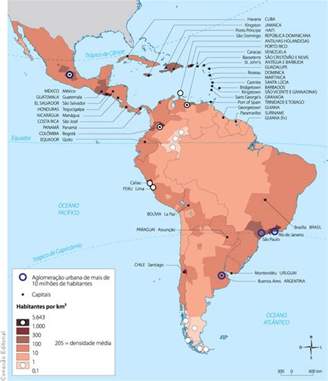 Professor Wladimir Geografia Mapas e Estatísticas sobre América